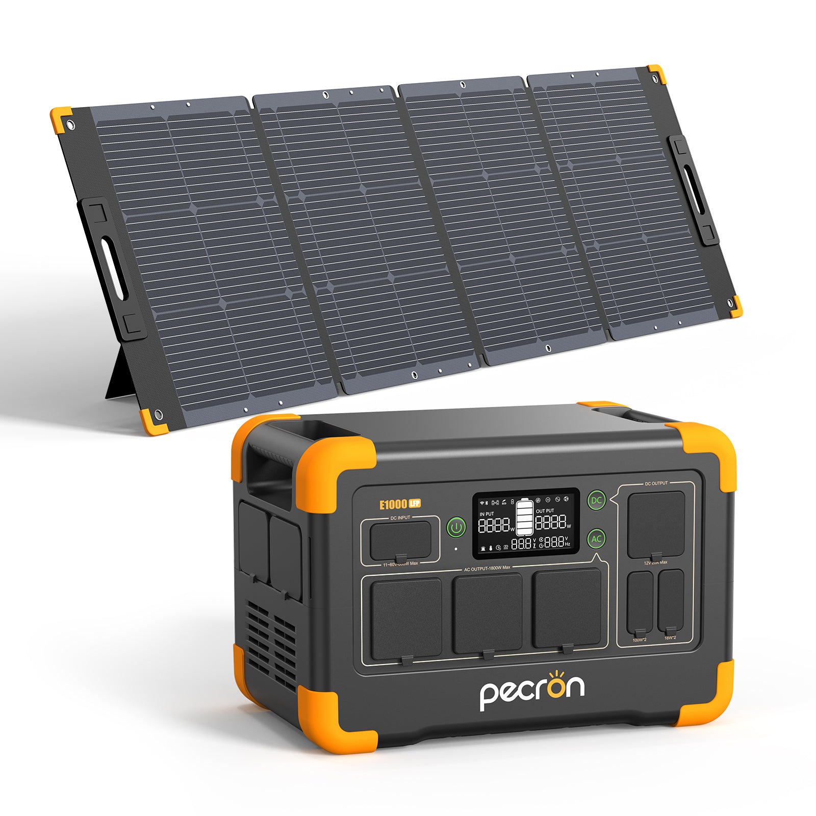 Pecron E1000LFP + 300W Portable Solar Panel – Pecron New Zealand